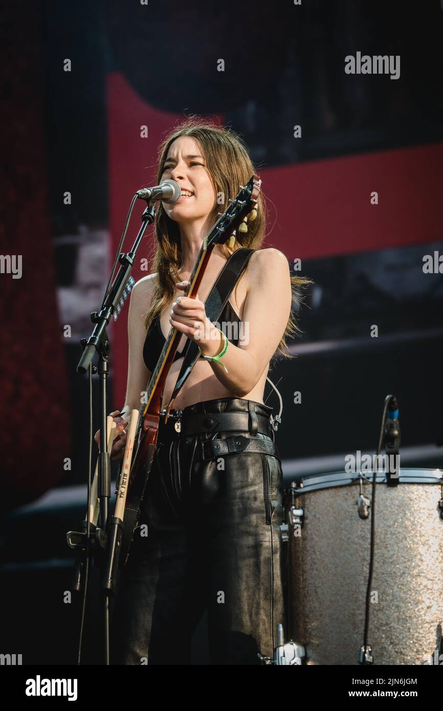Stockholm, Sweden. 03rd, July 2022. The American pop rock band HAIM ...