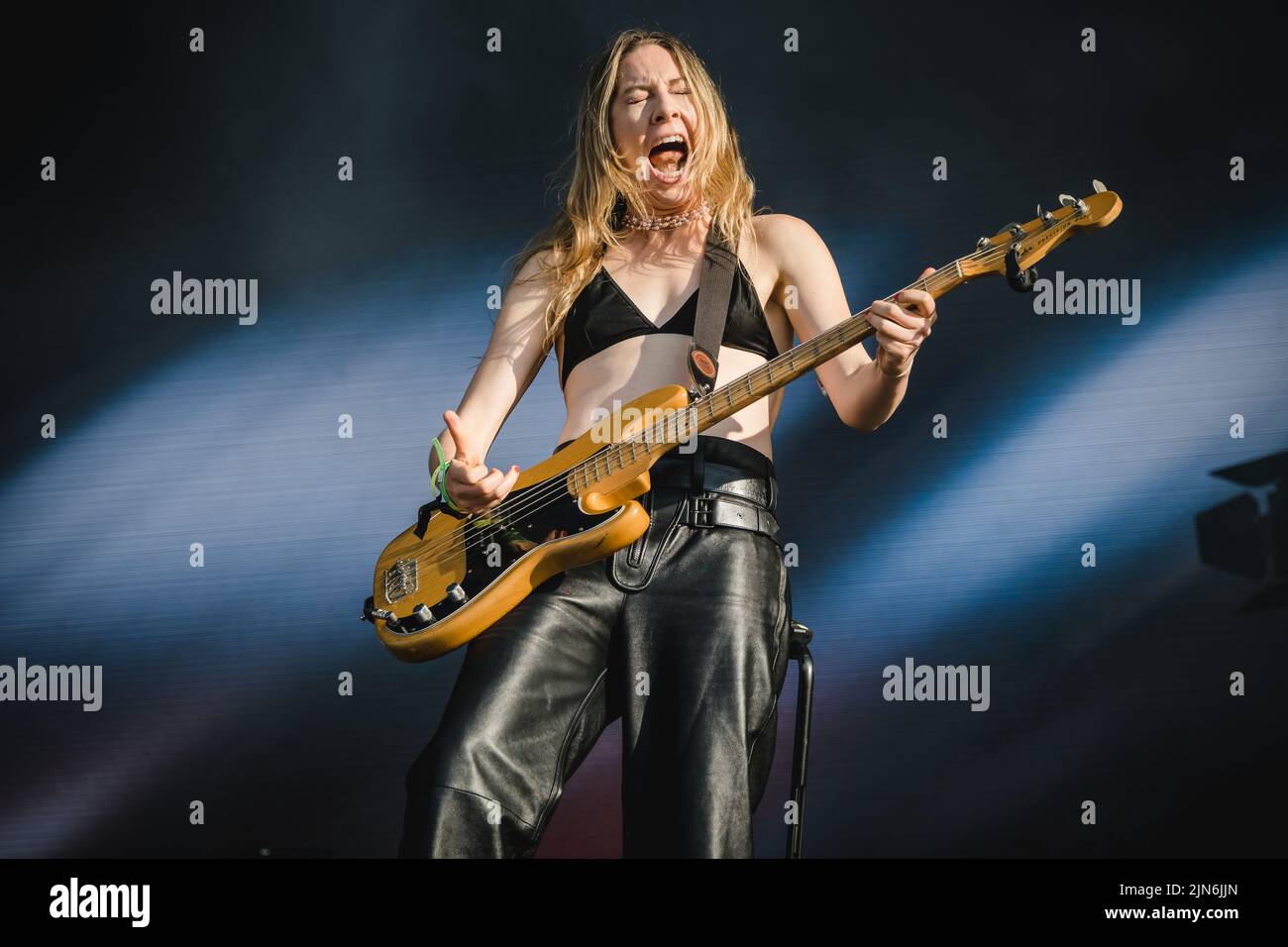 Stockholm, Sweden. 03rd, July 2022. The American pop rock band HAIM ...