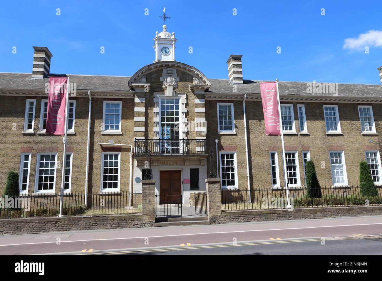 Building where the first radio broadcast was made, invented by ...