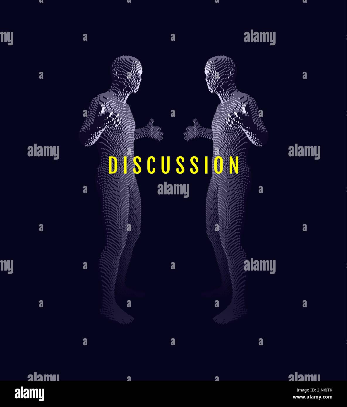 Don't talk to me Stock Vector Images - Alamy