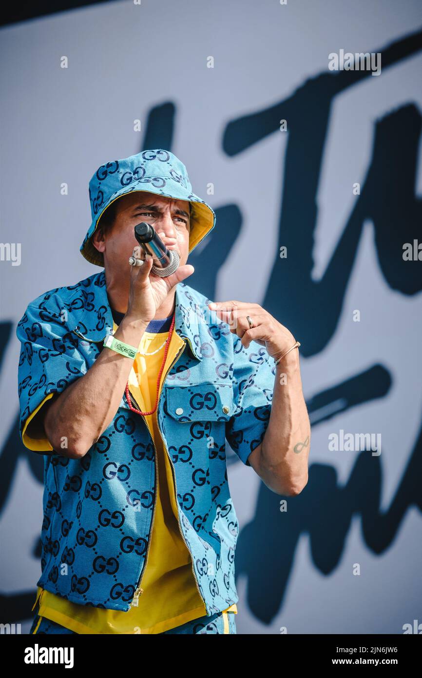 Stockholm, Sweden. 01st, July 2022. The Swedish rapper and reggae ...