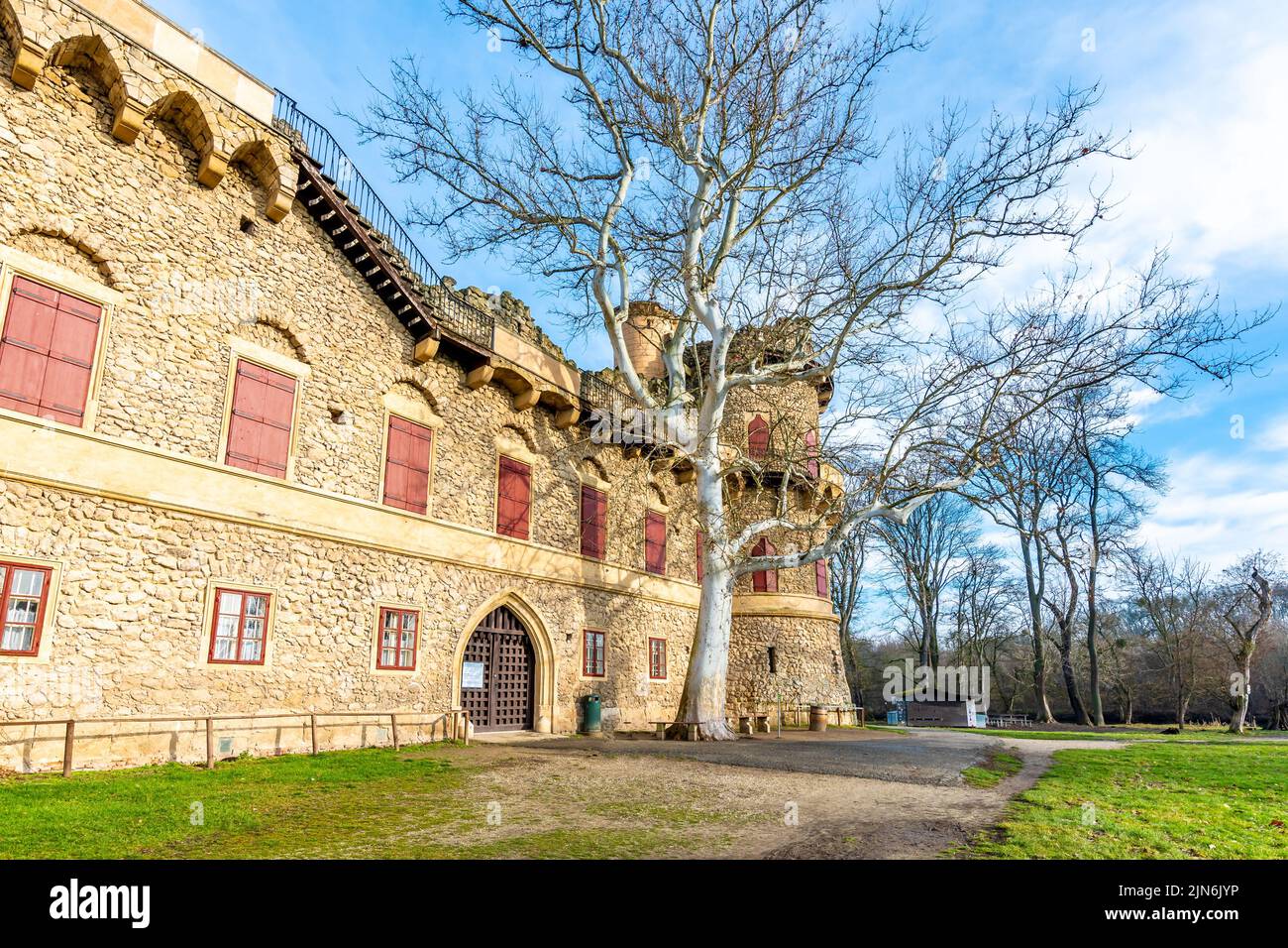 Ruins of Janohrad castle in Lednice areal in South Moravia – Czech ...