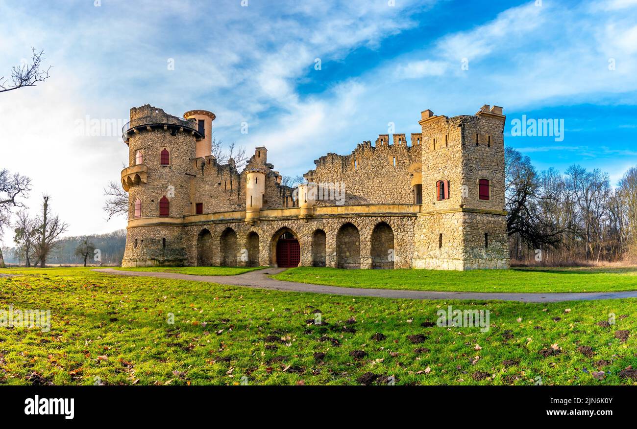 Ruins of Janohrad castle in Lednice areal in South Moravia – Czech ...