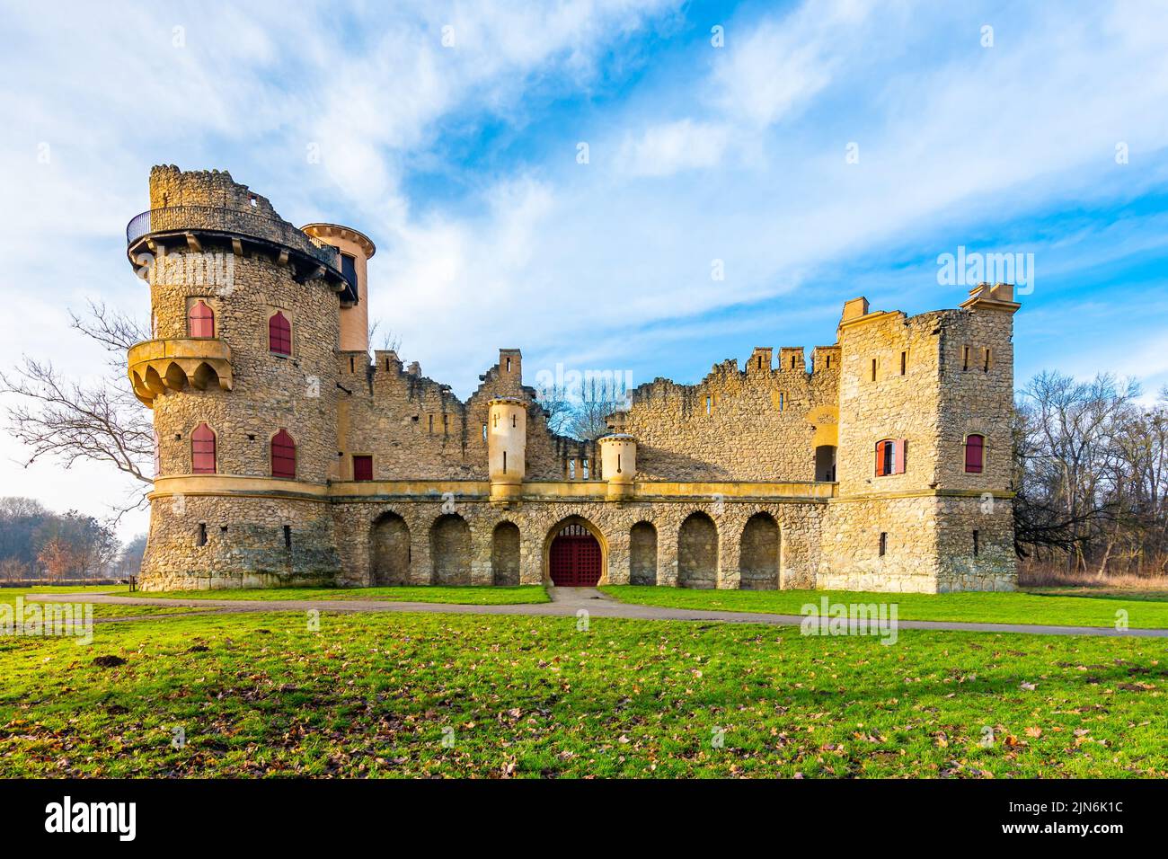 Ruins of Janohrad castle in Lednice areal in South Moravia – Czech ...