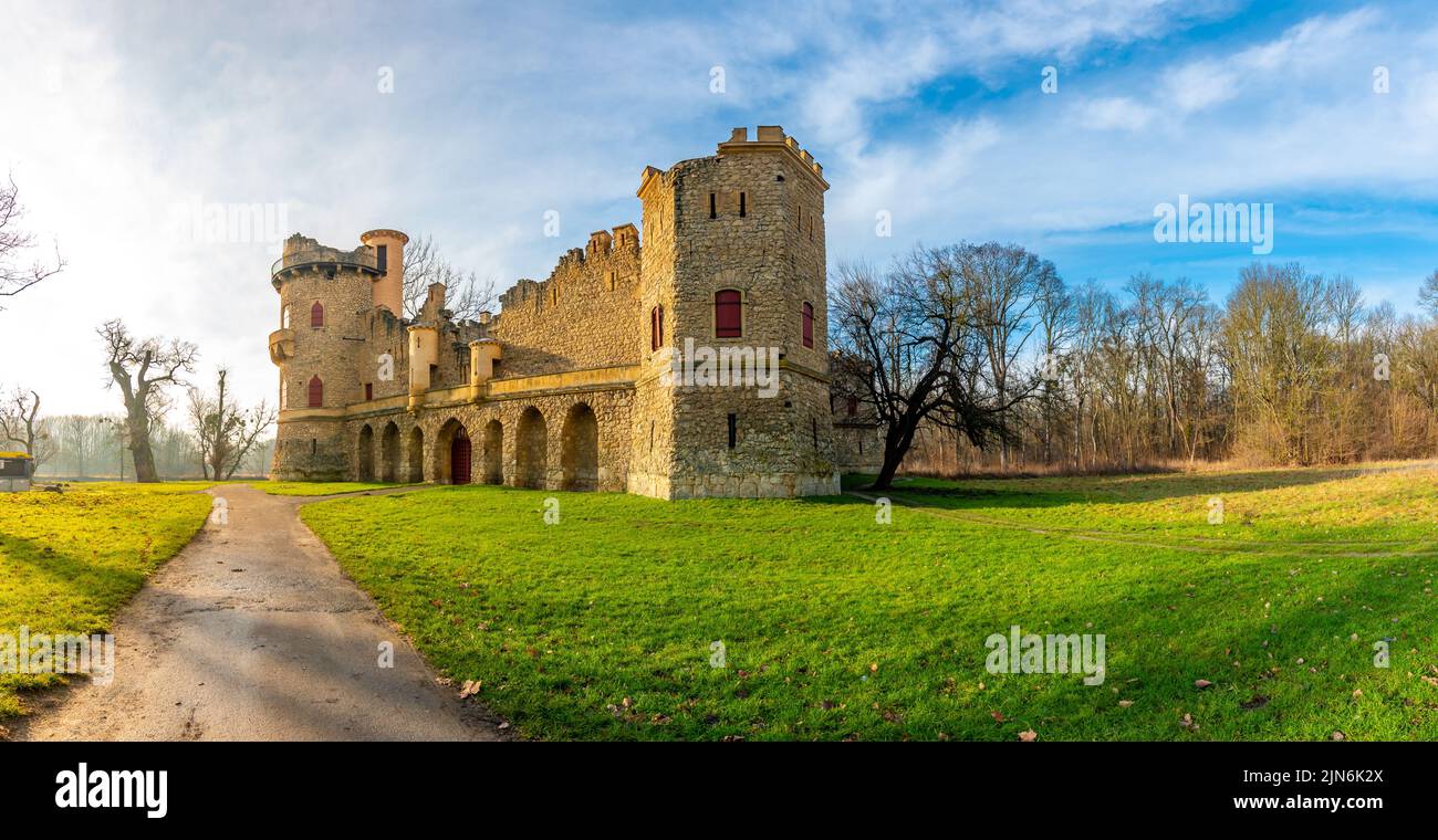 Ruins of Janohrad castle in Lednice areal in South Moravia – Czech ...