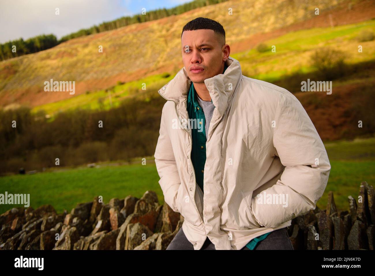 27.11.21 - Former male model Asher Flowers from Tonypandy has launched ...