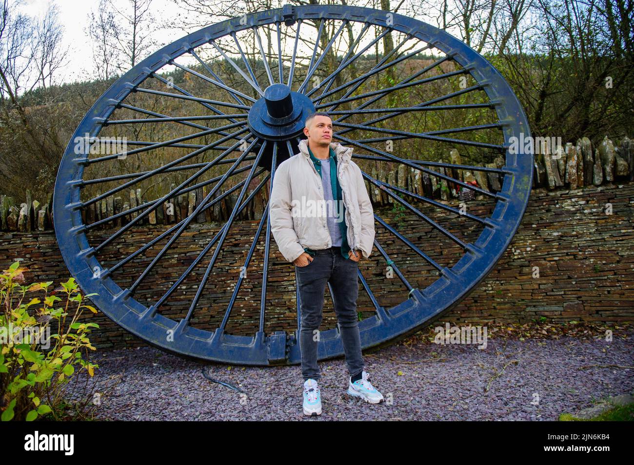27.11.21 - Former male model Asher Flowers from Tonypandy has launched ...