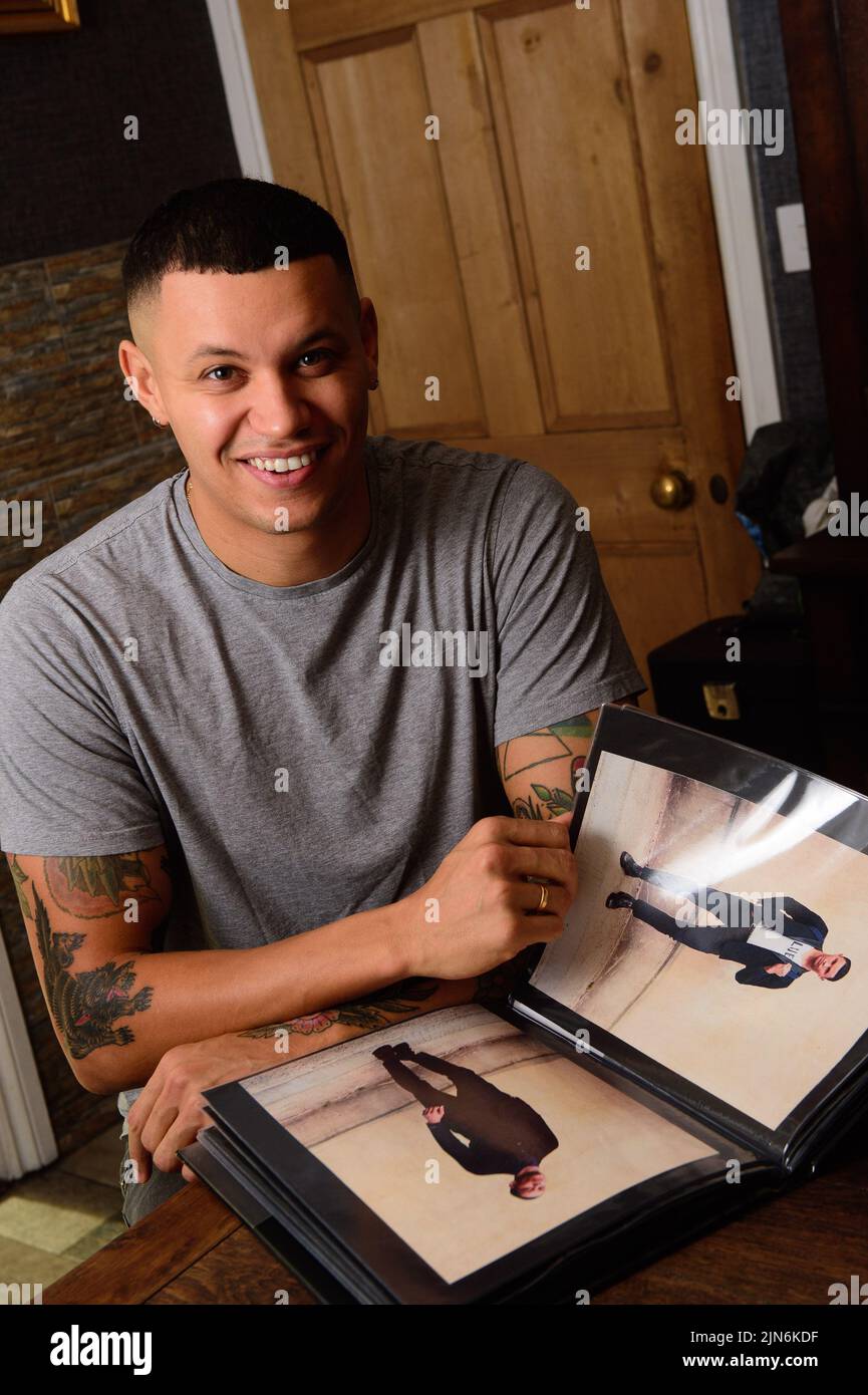 27.11.21 - Former male model Asher Flowers from Tonypandy has launched ...