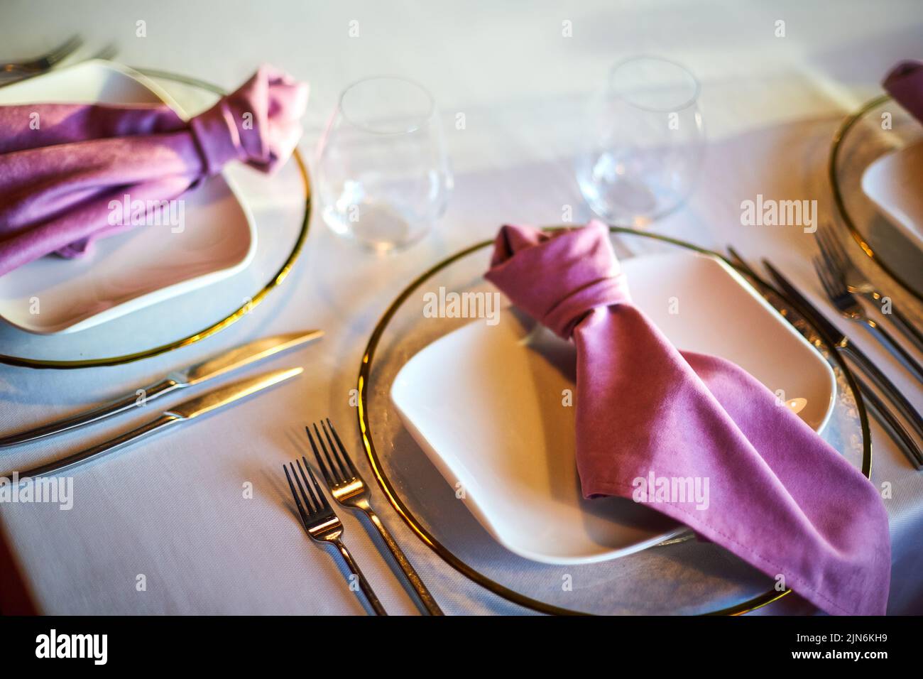 beautiful restaurant serving, waiting for guests, waiting for delicious ...