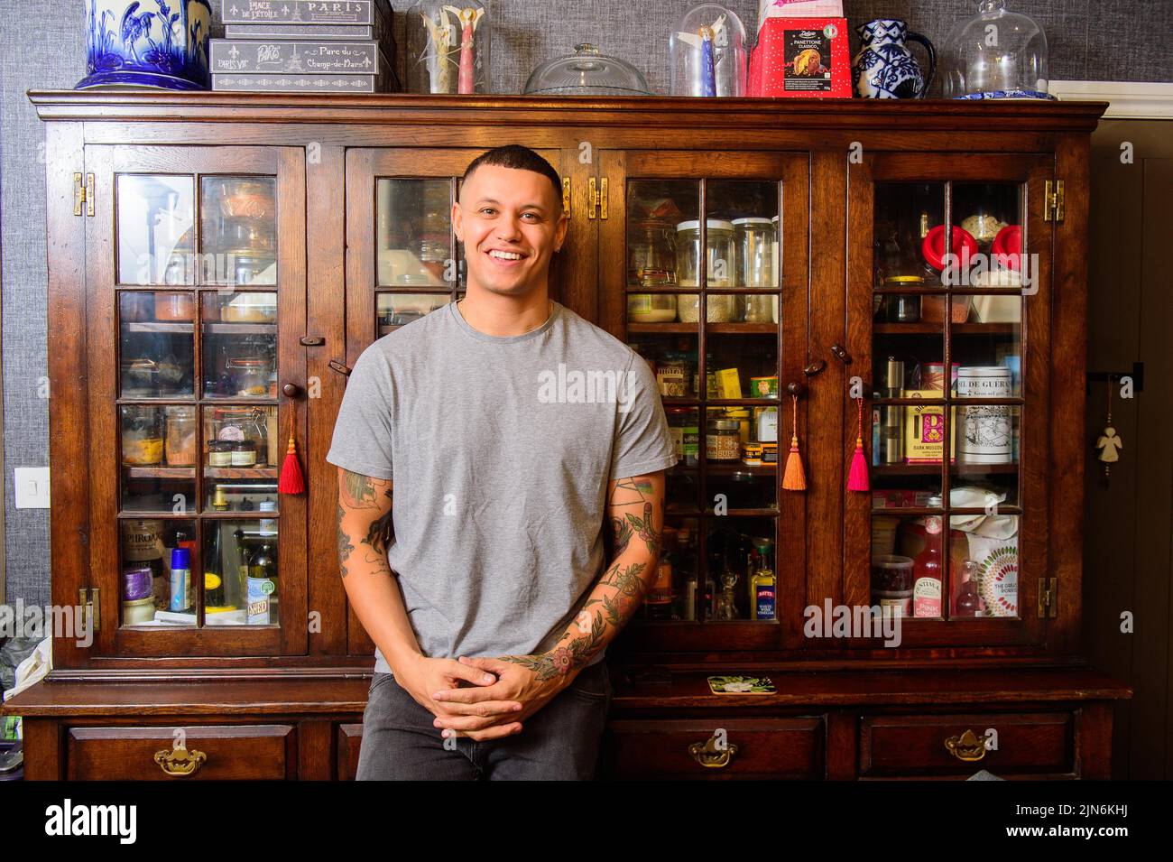 27.11.21 - Former male model Asher Flowers from Tonypandy has launched ...