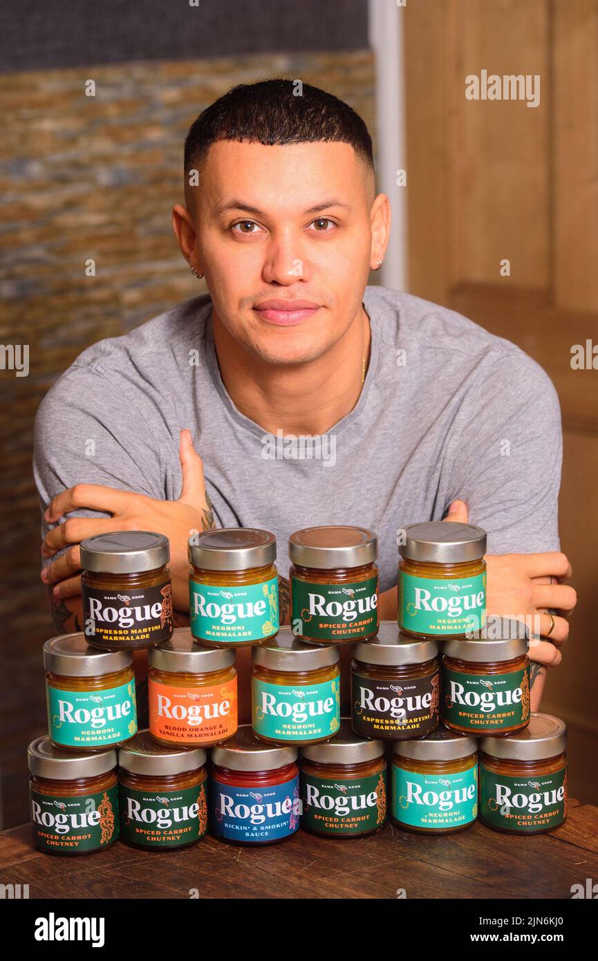 27.11.21 - Former male model Asher Flowers from Tonypandy has launched ...