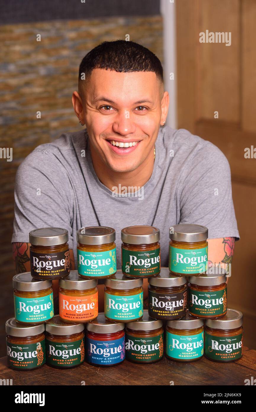 27.11.21 - Former male model Asher Flowers from Tonypandy has launched ...