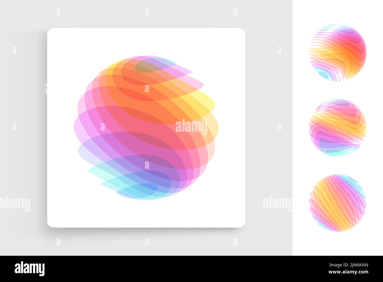 Overlapping design hi-res stock photography and images - Alamy