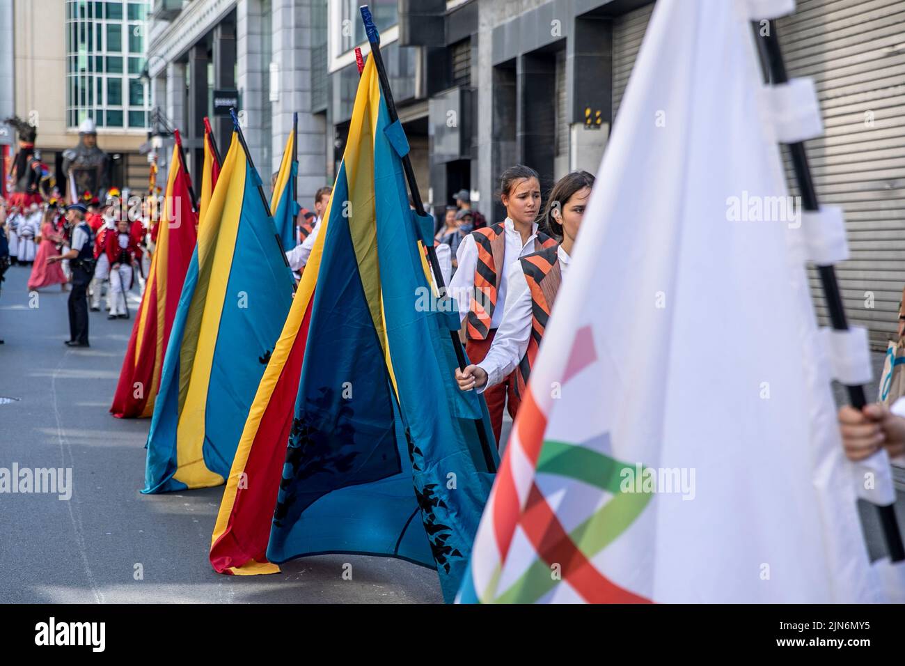 Illustration picture shows the 2022 edition of the Meyboom festivities ...