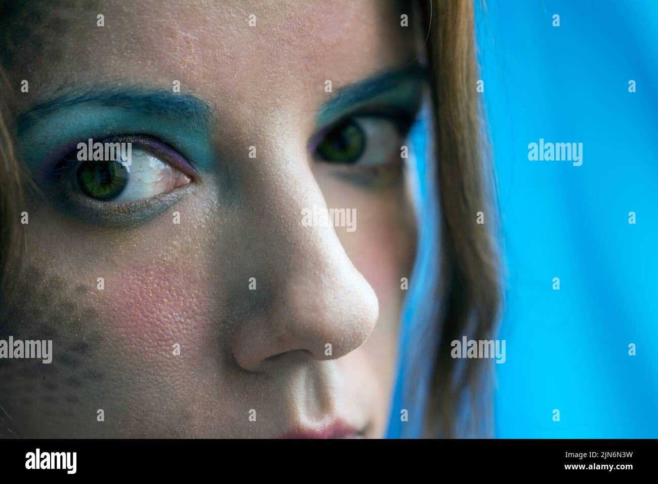 Mermaid eyes hi-res stock photography and images - Alamy