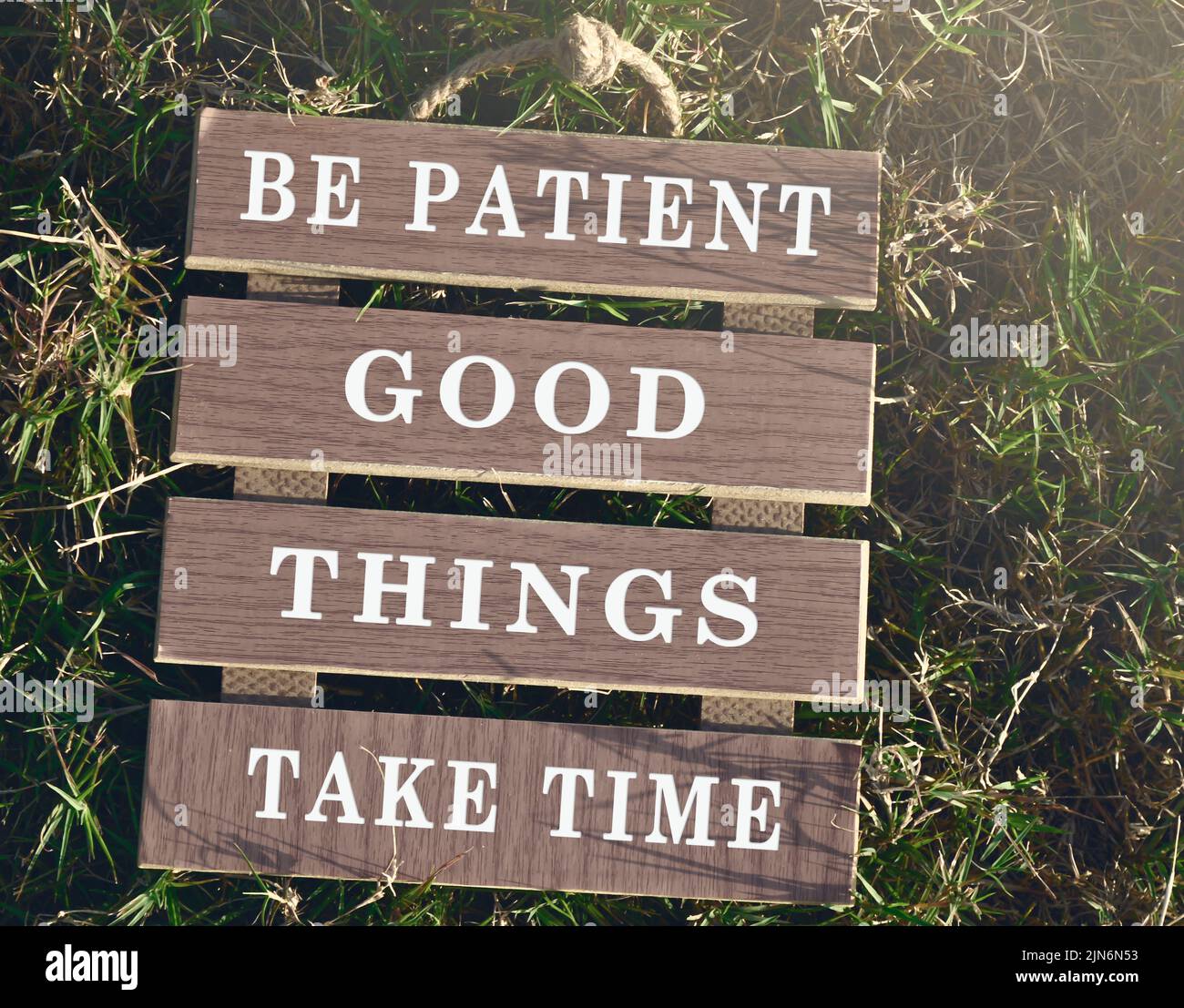 These things take time hi-res stock photography and images - Alamy
