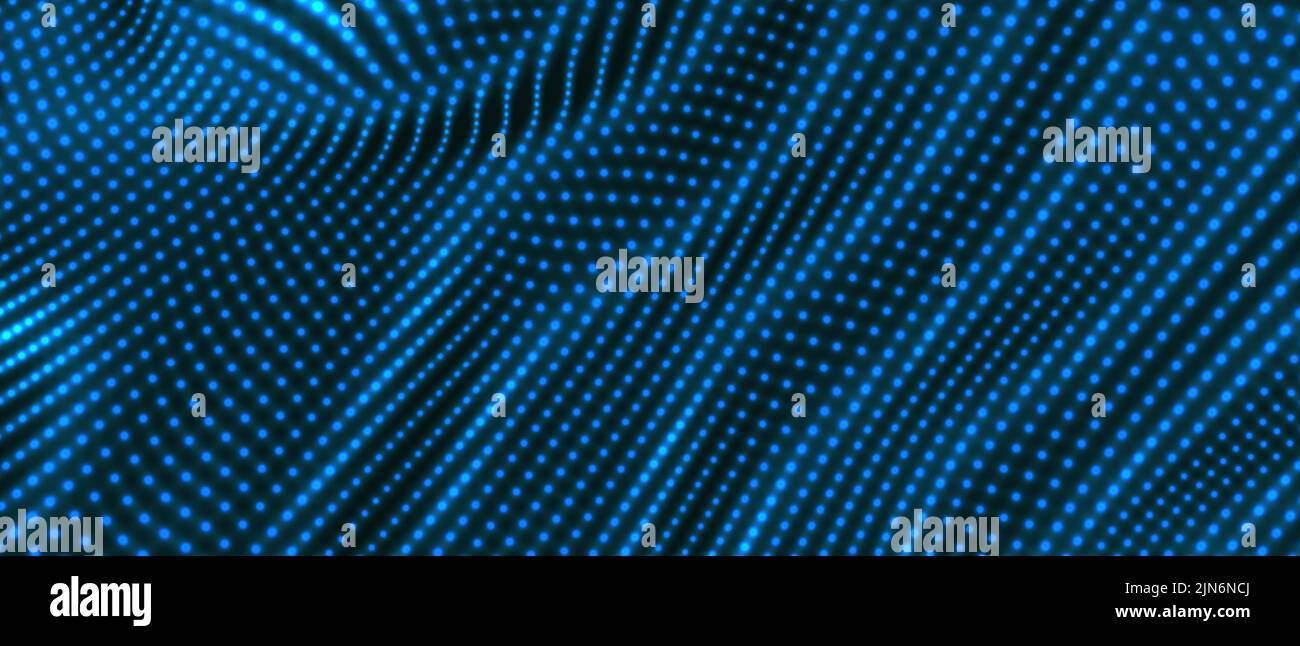 Abstract Science Or Technology Background Graphic Design Network Illustration With Particle