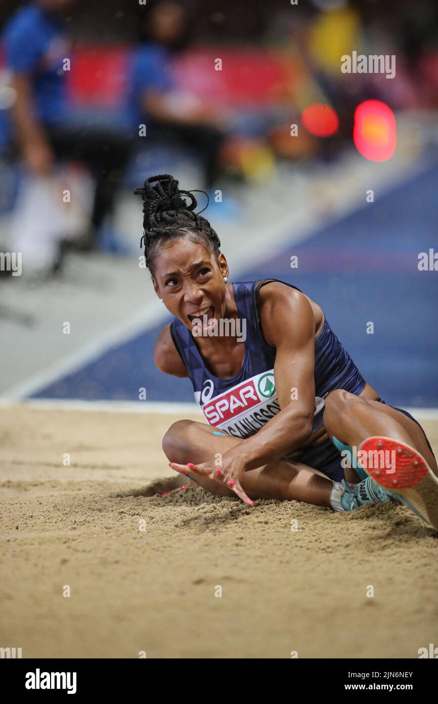 Jeanine Assani Issouf participating in the Triple Jump at the European ...