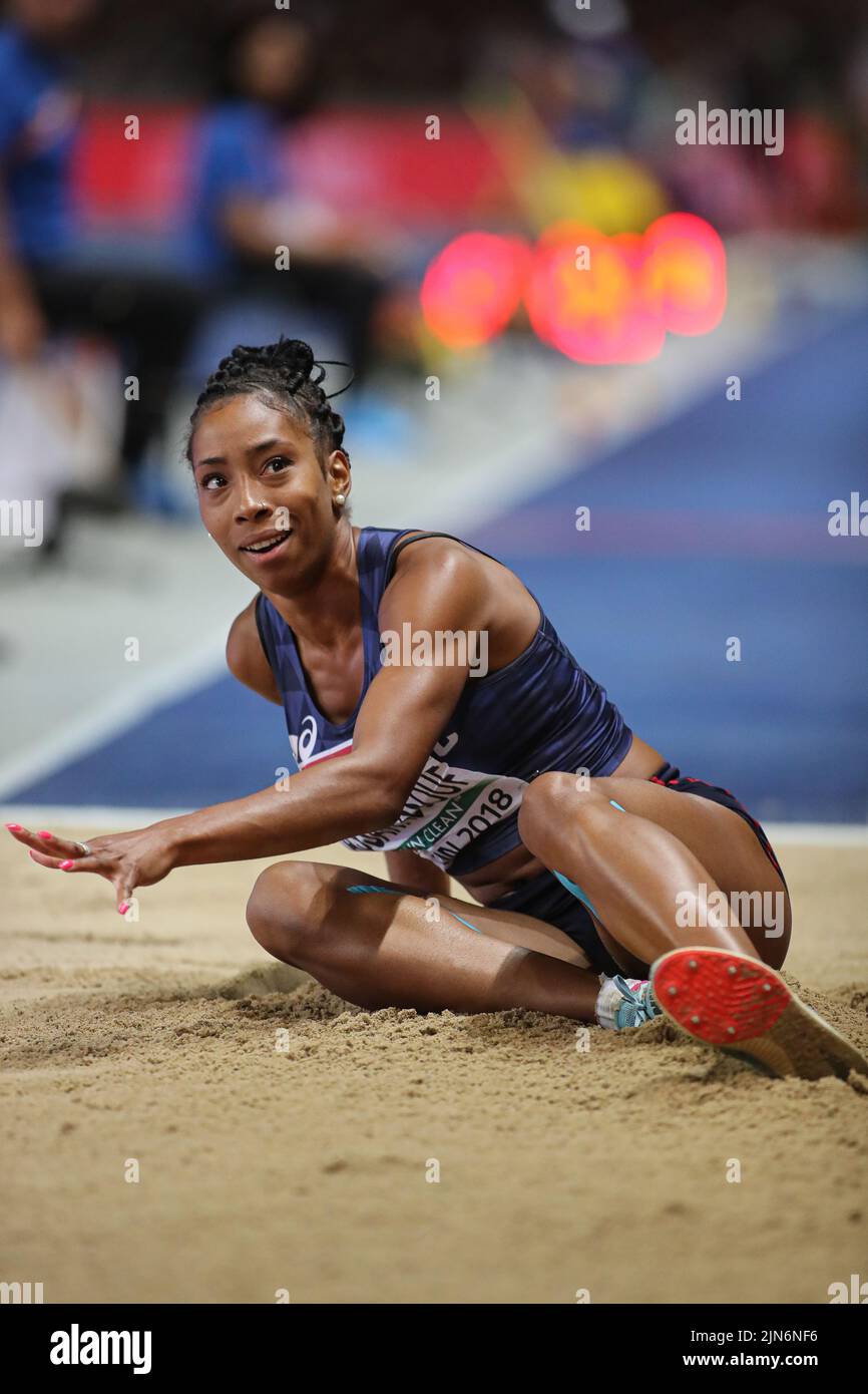Jeanine Assani Issouf participating in the Triple Jump at the European ...