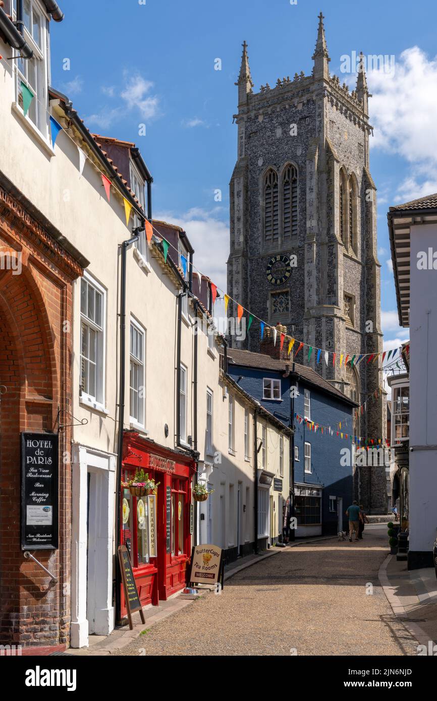 Cromer, United Kingdom - 13 June, 2022: view of the High Street and ...