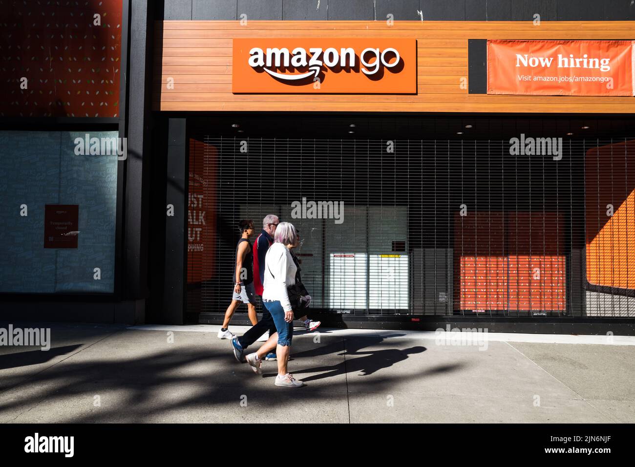 Seattle, USA. 8th Aug, 2022. Amazon Go store on 4th and Pike in ...