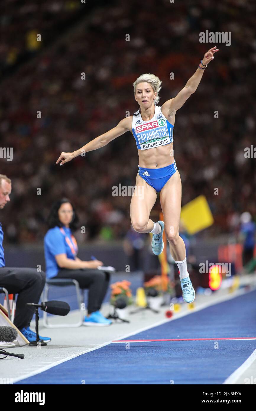 Paraskevi Papachristou participating in the Triple Jump at the European ...