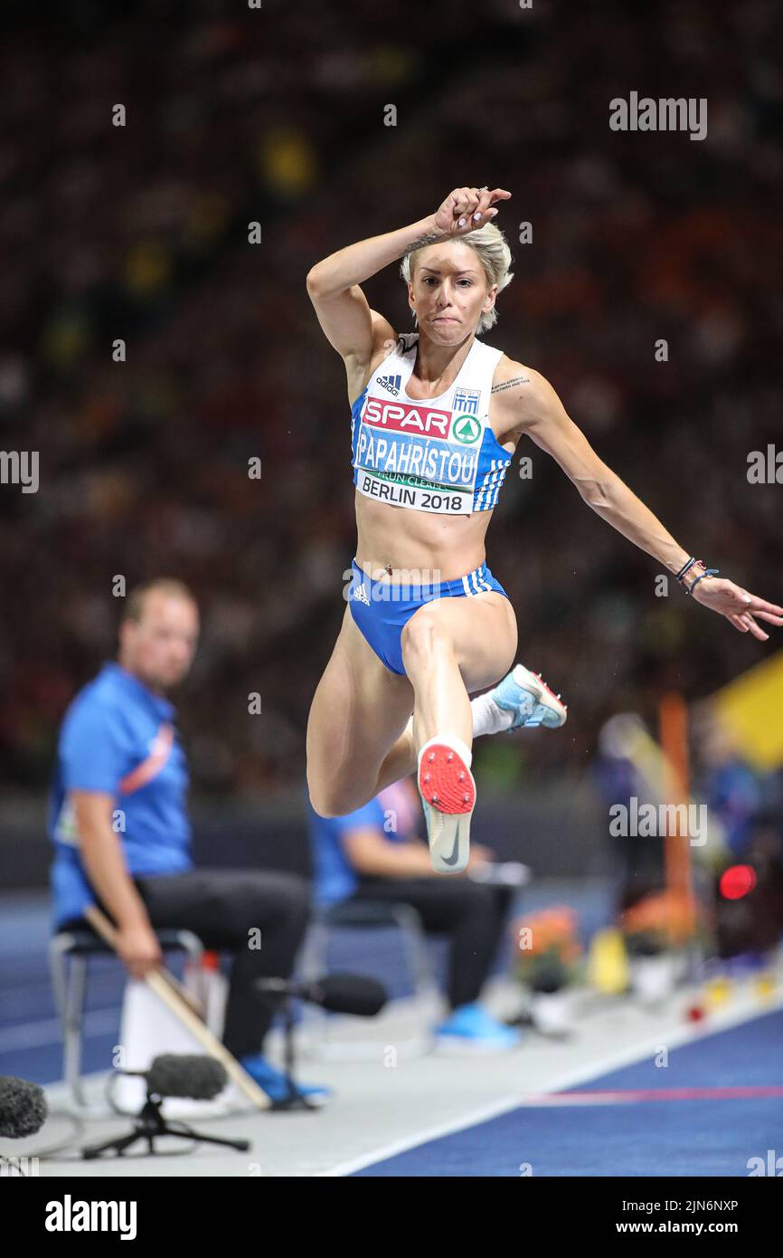 Paraskevi Papachristou participating in the Triple Jump at the European ...