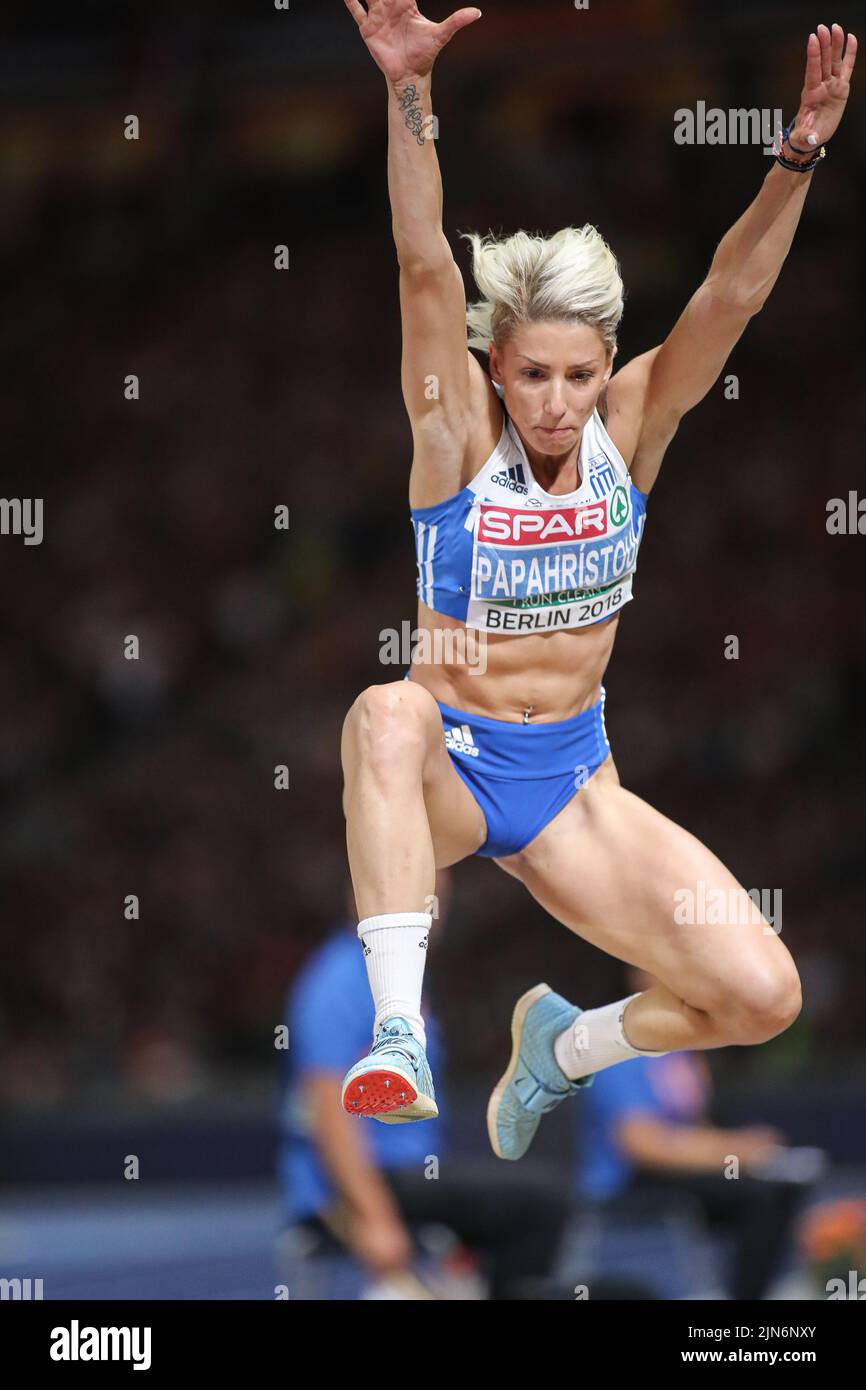 Paraskevi Papachristou participating in the Triple Jump at the European ...