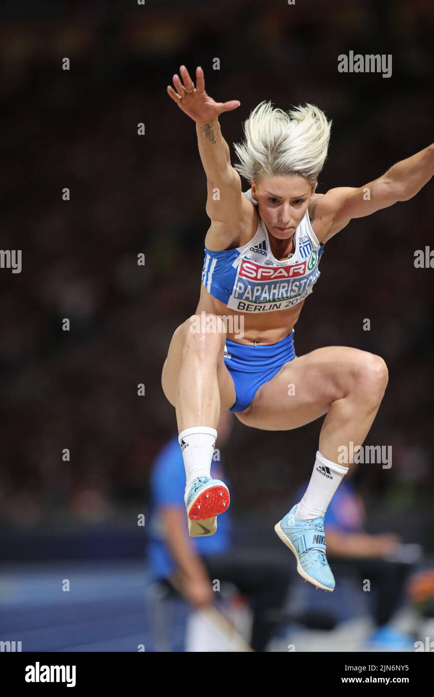 Paraskevi Papachristou participating in the Triple Jump at the European ...