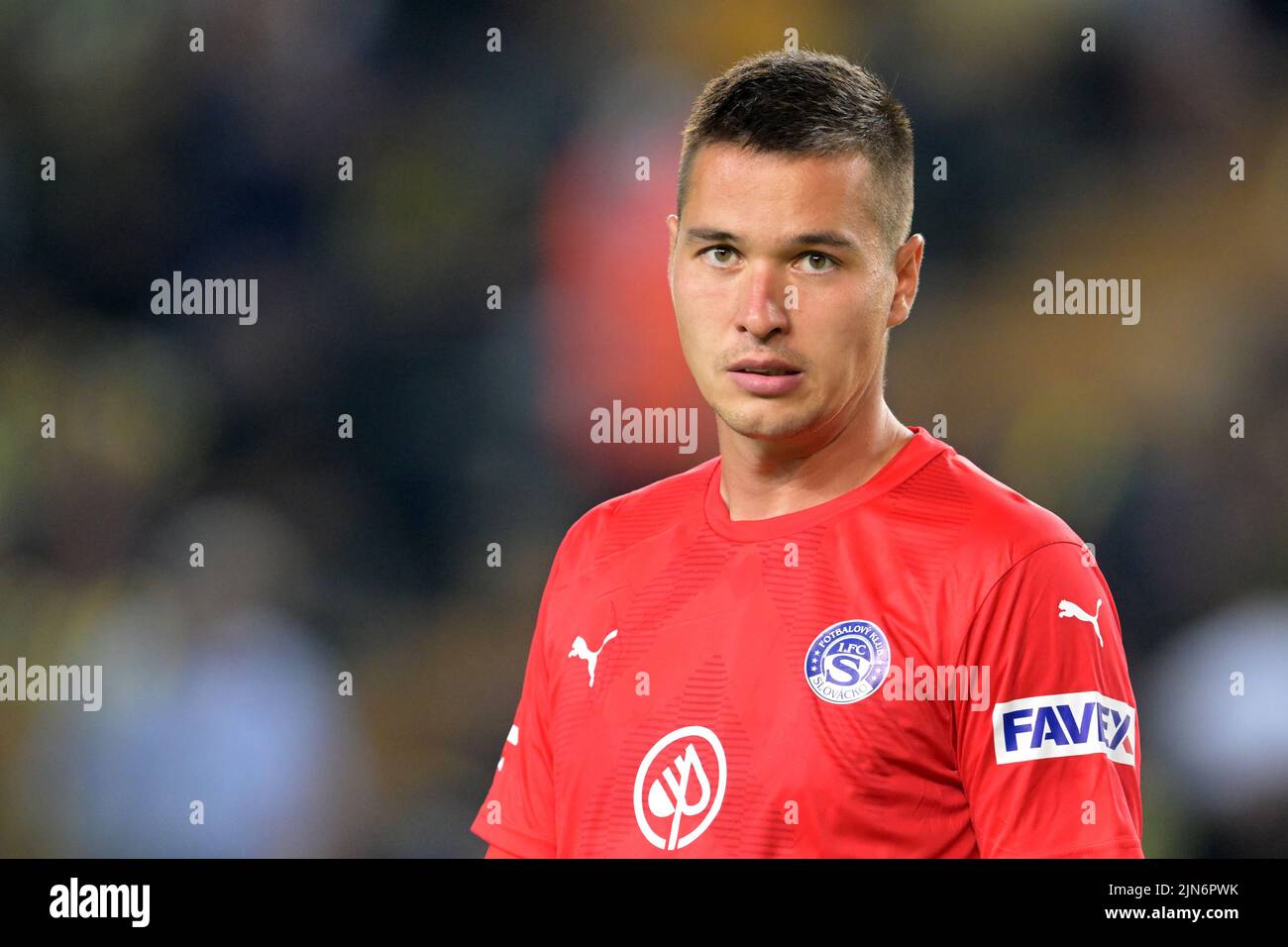 ISTANBUL - 1 FC Slovacko goalkeeper Filip Nguyen during the UEFA Europa ...