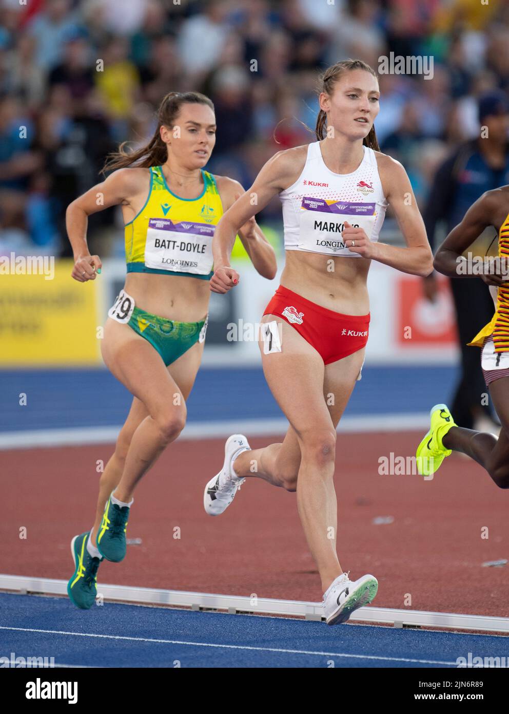 Amy-Eloise Markovc of England and Isobel Batt-Doyle of Australia ...