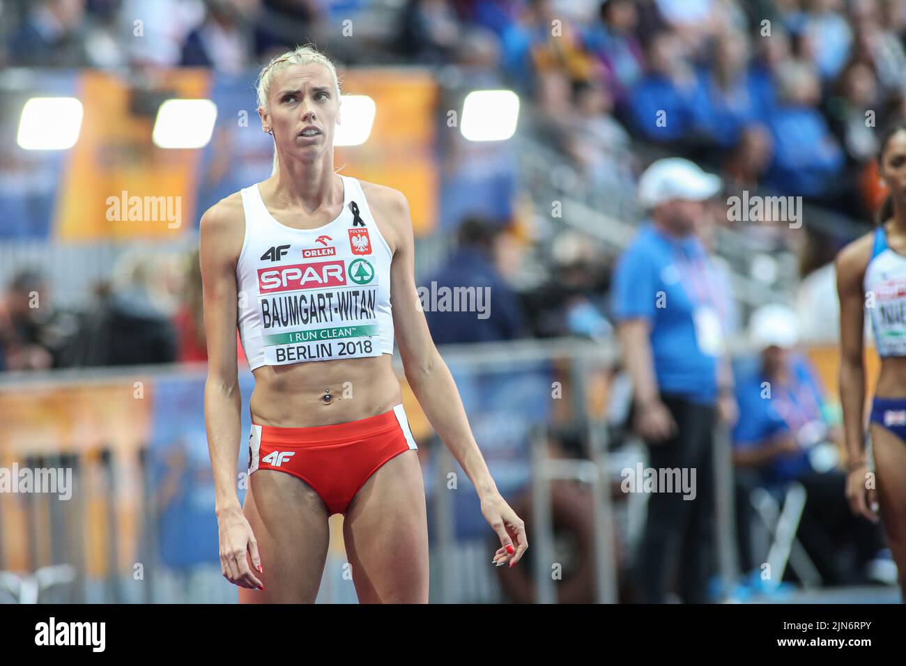 Iga Baumgart-Witan participating in the 400 meters at the European ...