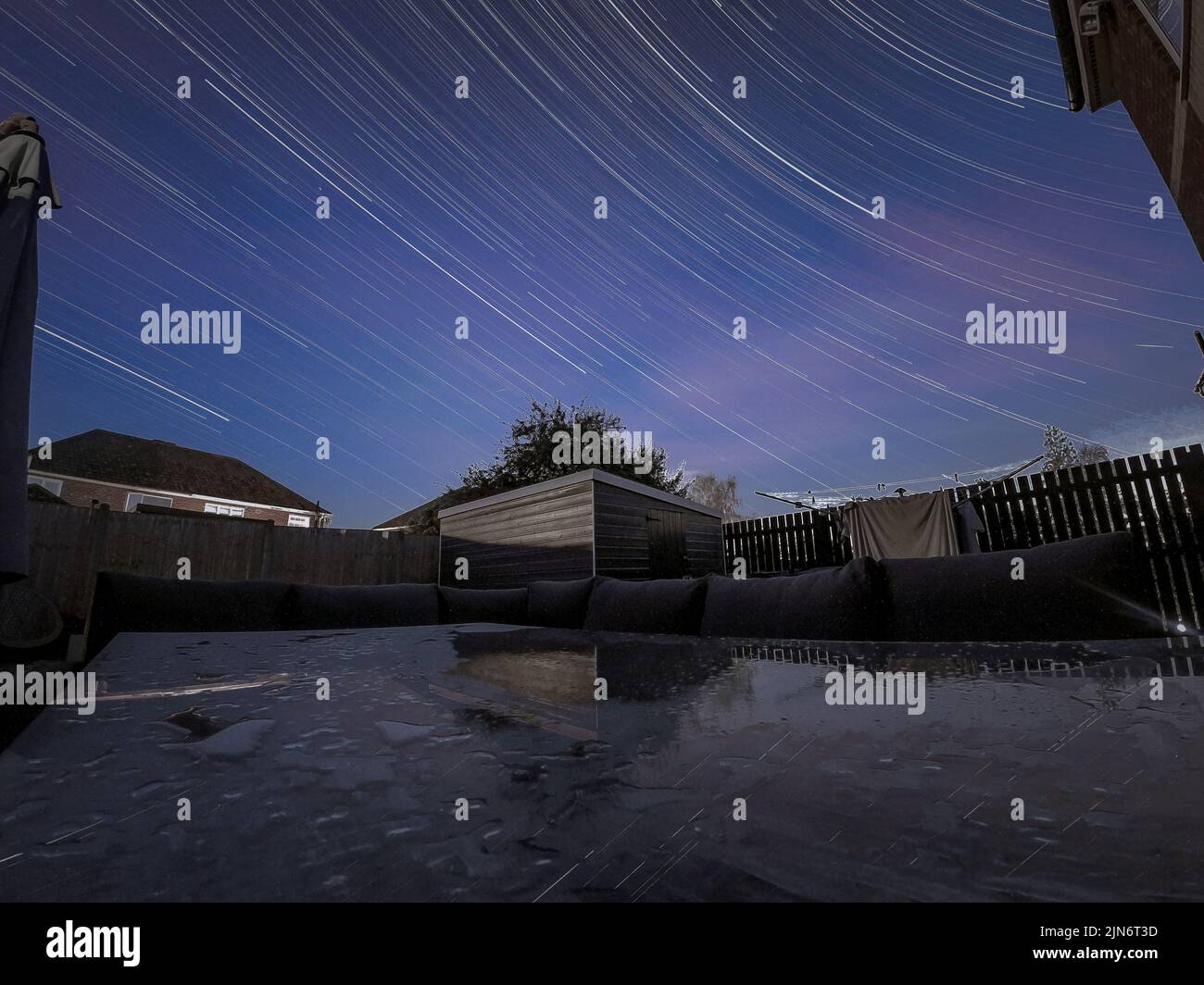 A long exposure shot of the stars Stock Photo - Alamy