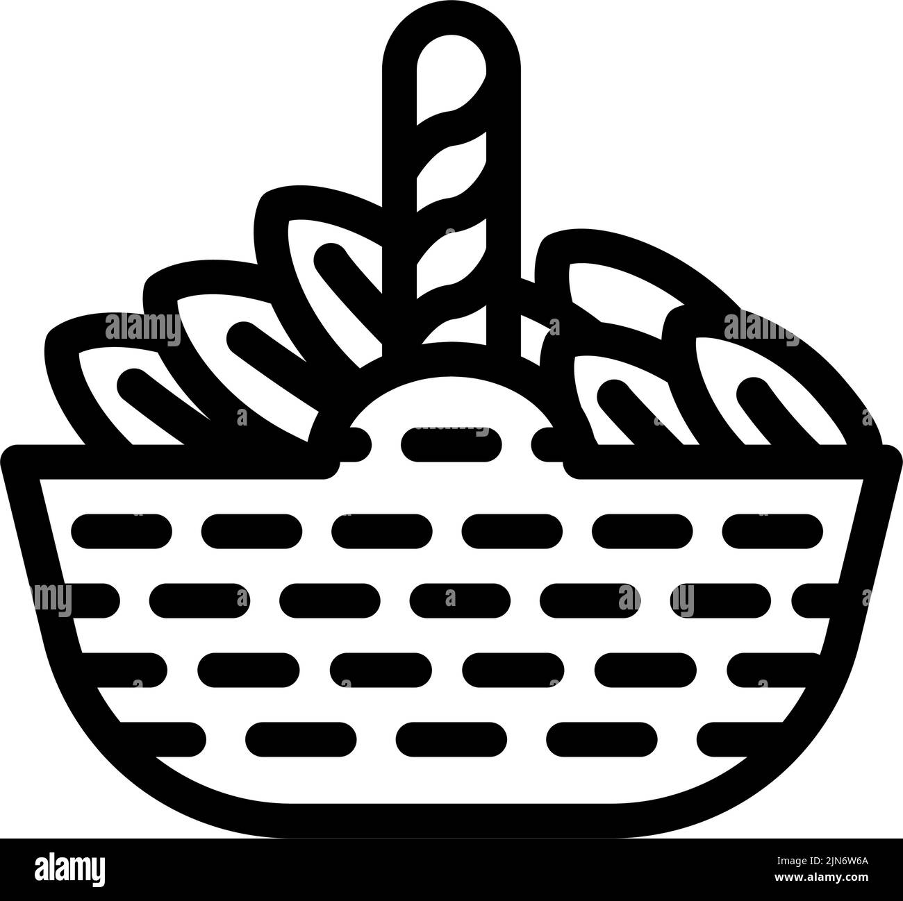 Baby spinach basket Stock Vector Images - Alamy