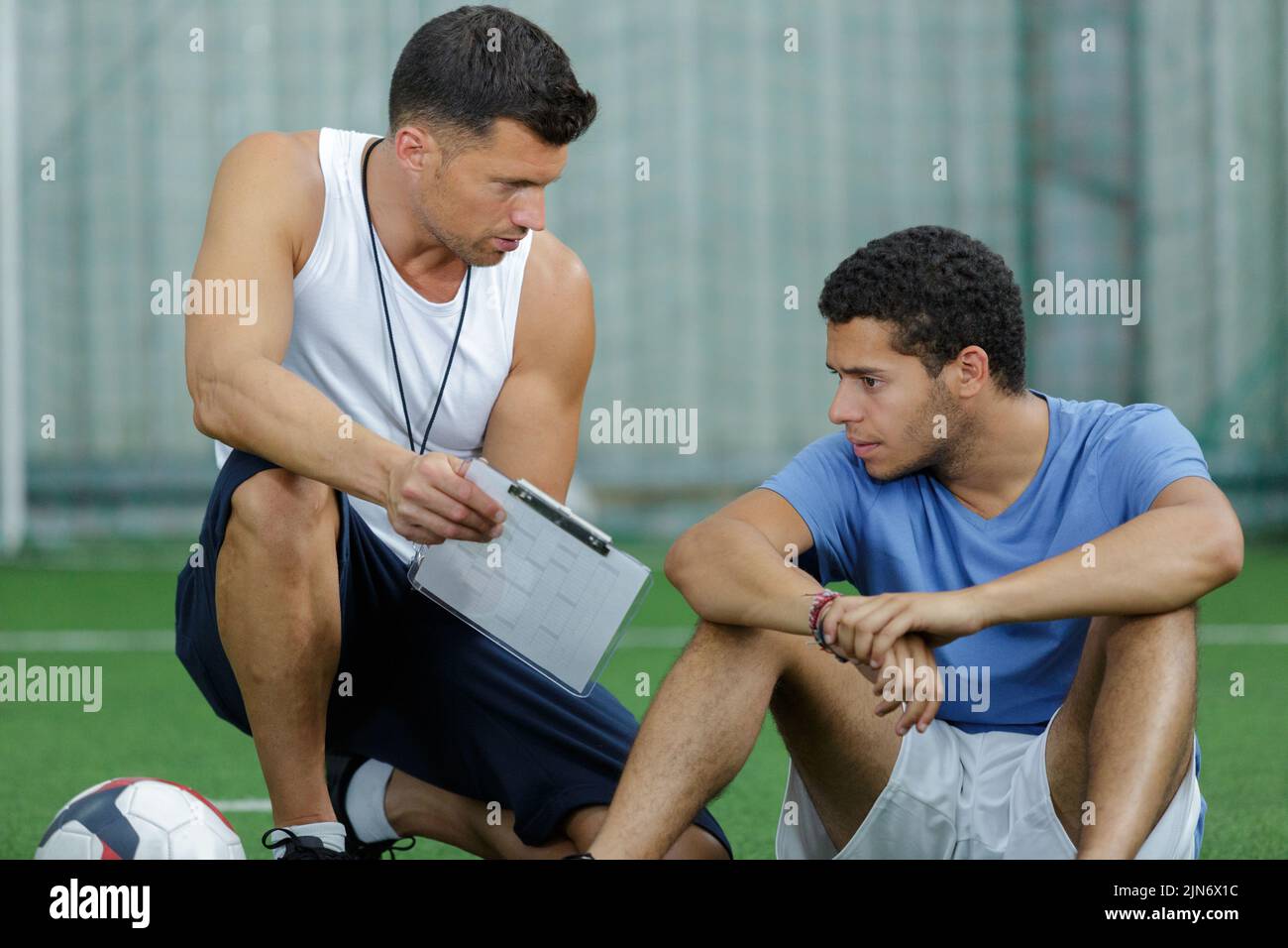 Coach motivating team hi-res stock photography and images - Alamy