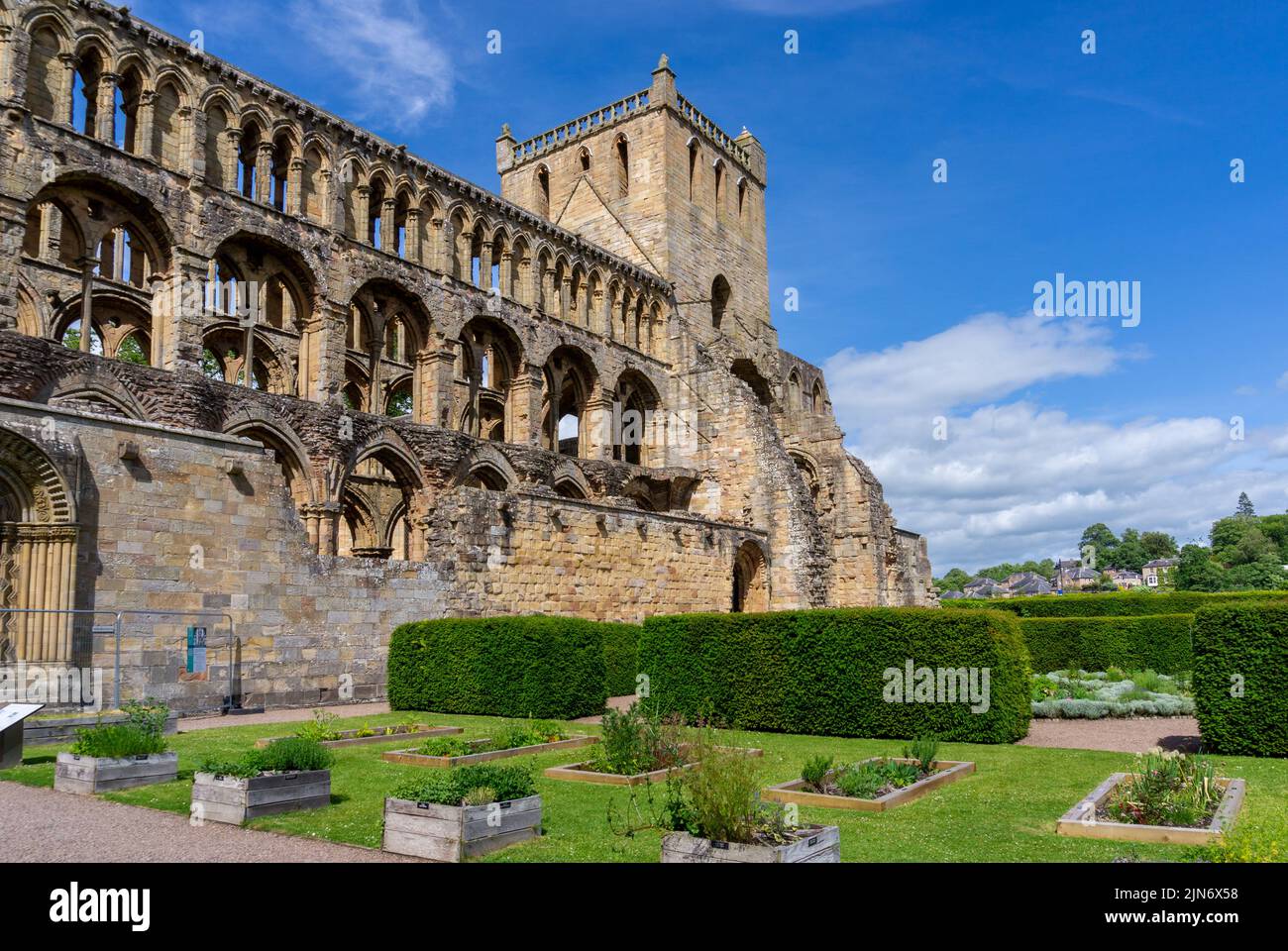Jedburgh, United Kingdom - 18 June, 2022: view of the Augustinian ...