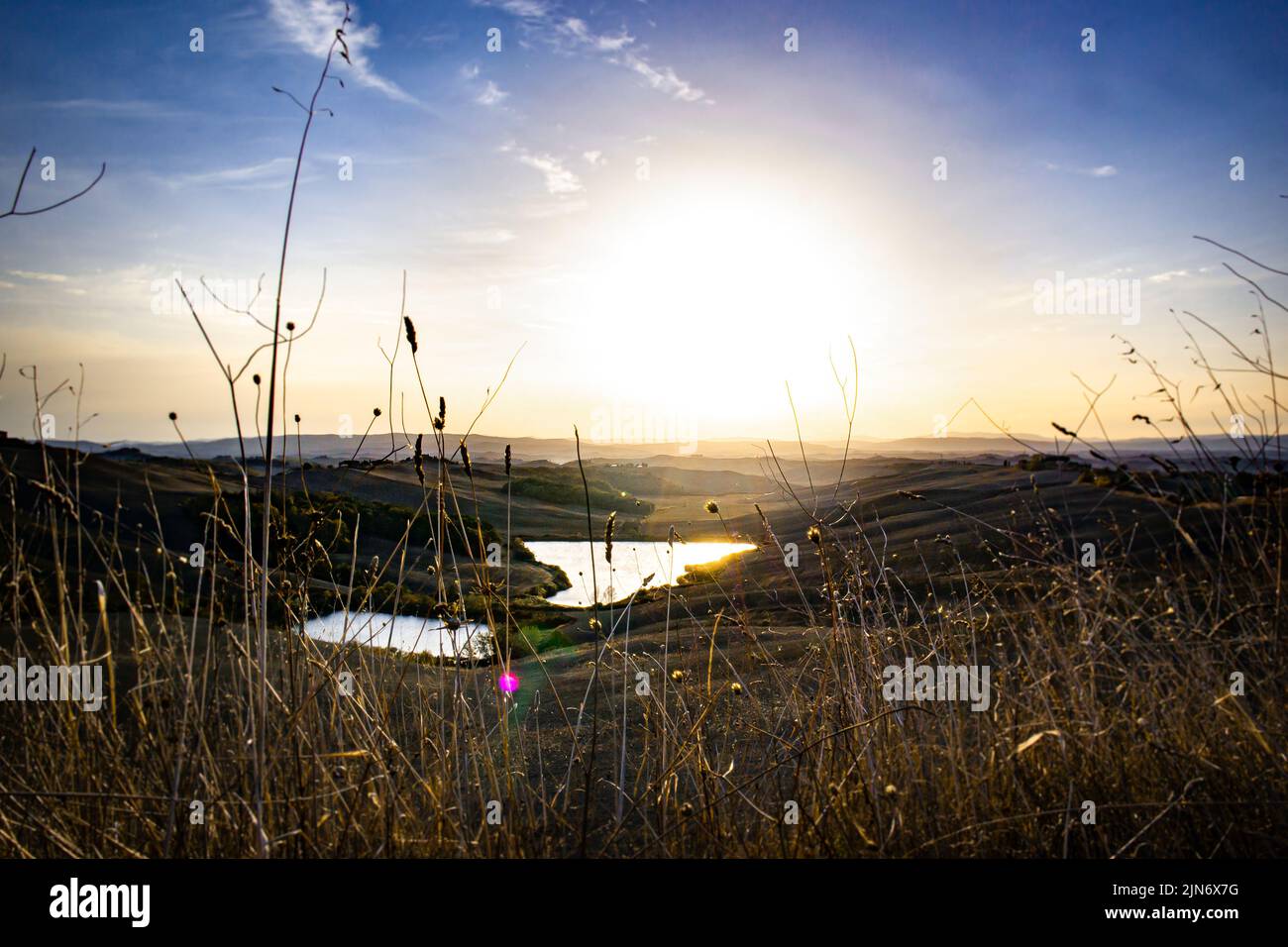 Photo of an italian landscape in autumn Stock Photo - Alamy