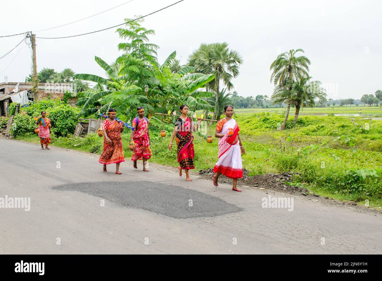 shiva devotee during holi shravan month at west bengal india Stock ...