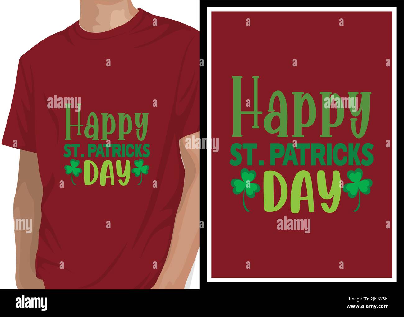 St Patricks Day T Shirt Design Vector Typography Illustration It Can