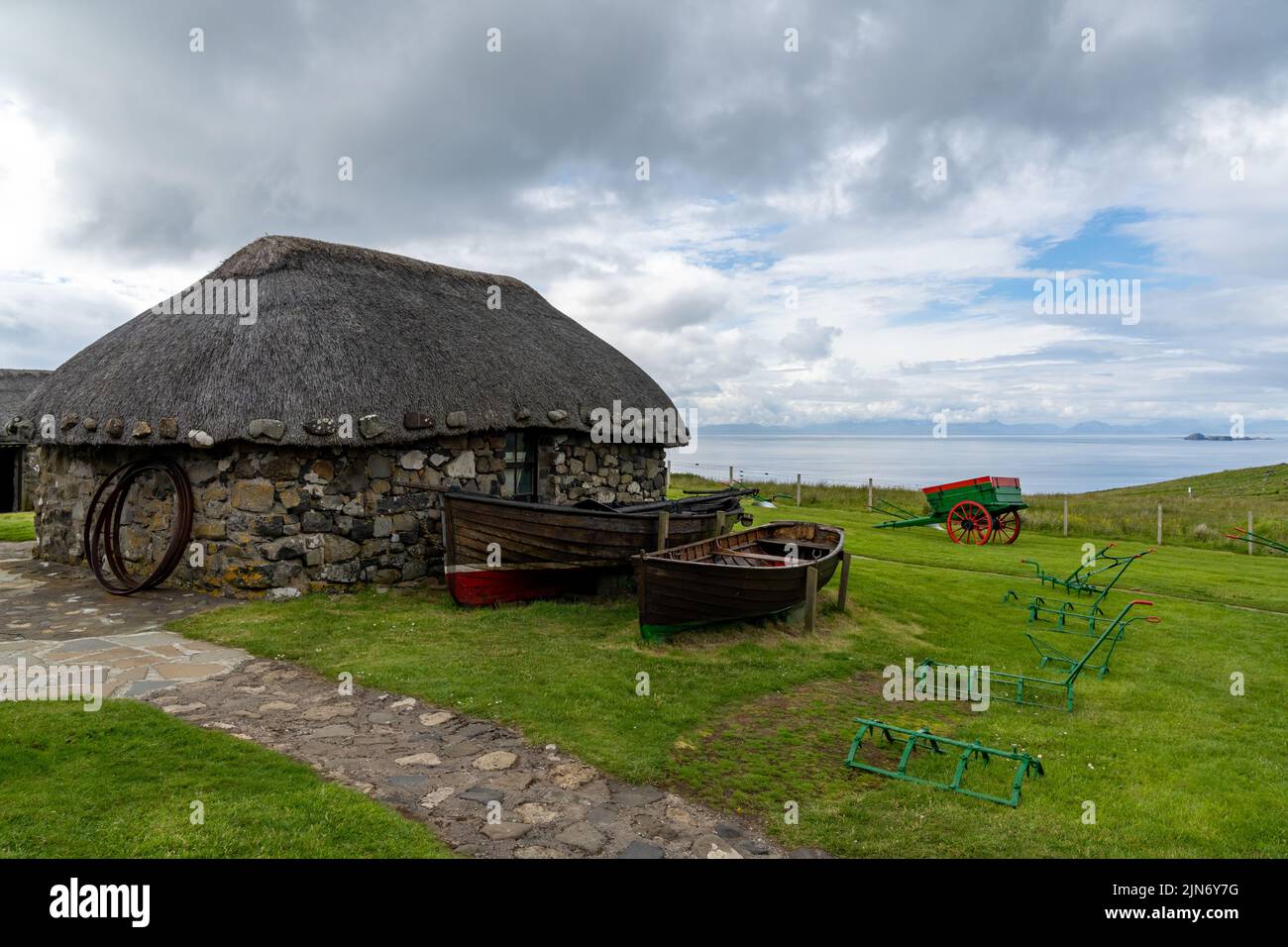 Kilmuir, United Kingdom - 1 July, 2022: the Skye Museum of Island Life ...