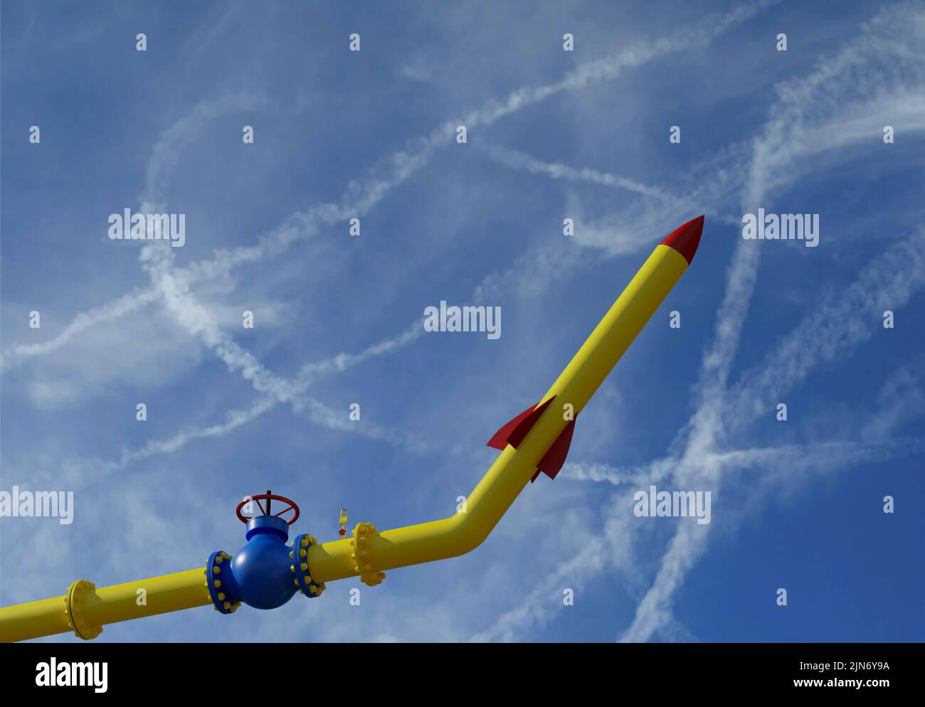 Crisis, gas pipe being turned into weapons, the concept of a threat to ...