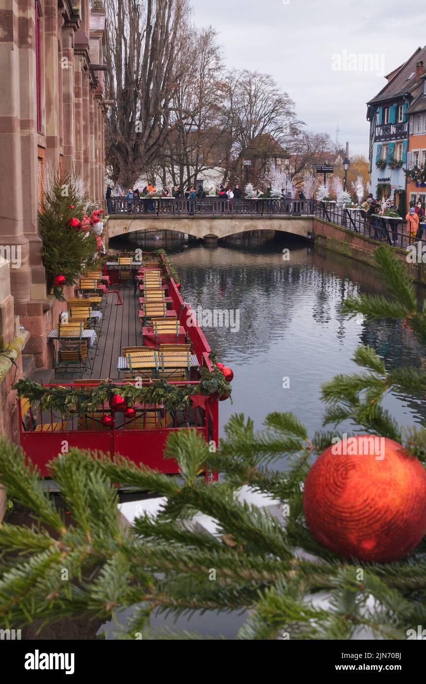 Colmar, France, Alsace, December 2021. The French city of Colmar on the ...