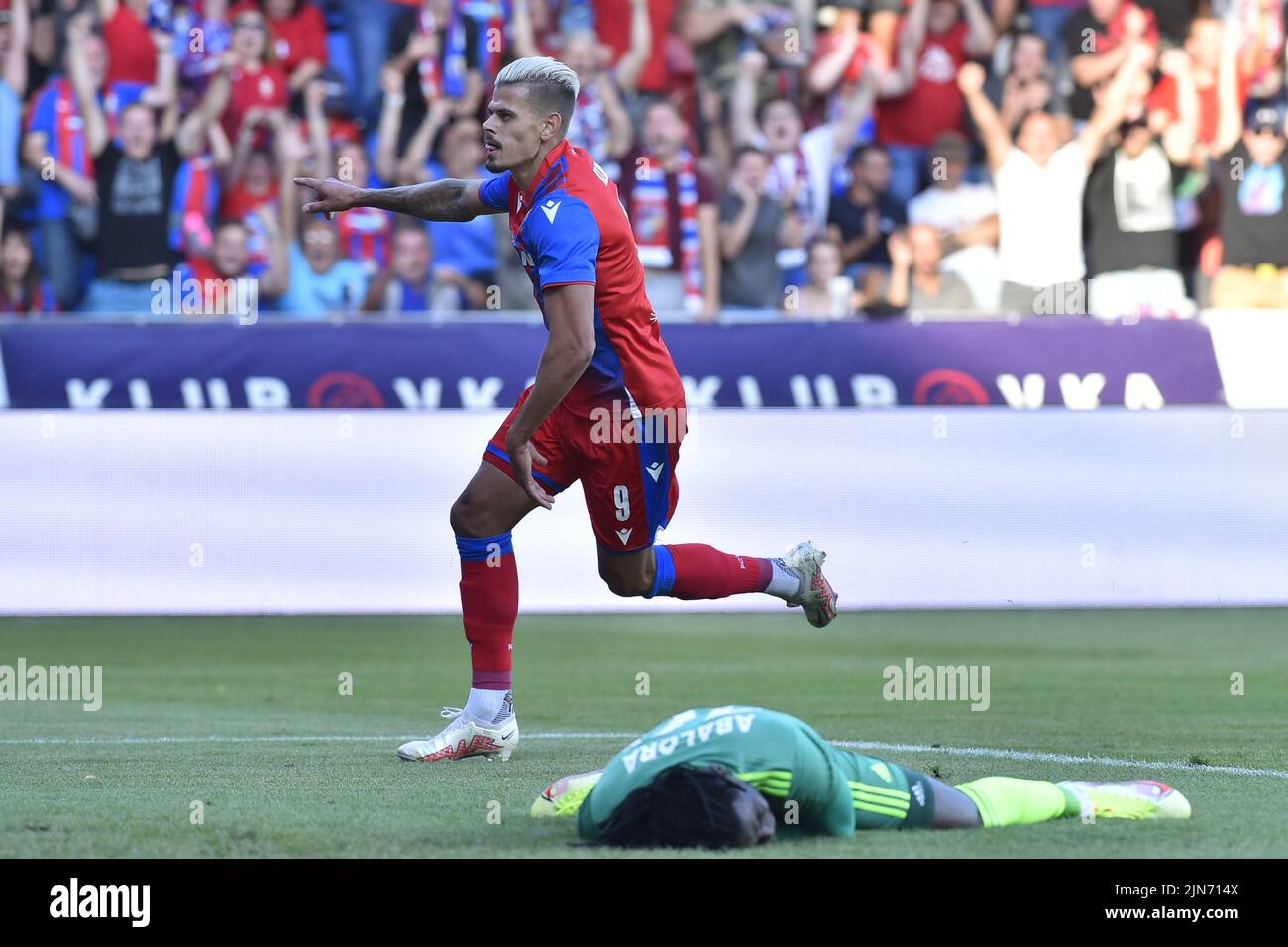 Pilsen, Czech Republic. 09th Aug, 2022. Jan Kliment of Viktoria ...
