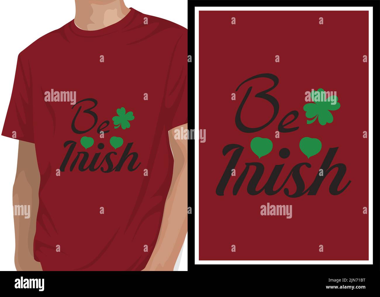 St Patricks Day T Shirt Design Vector Typography Illustration It Can