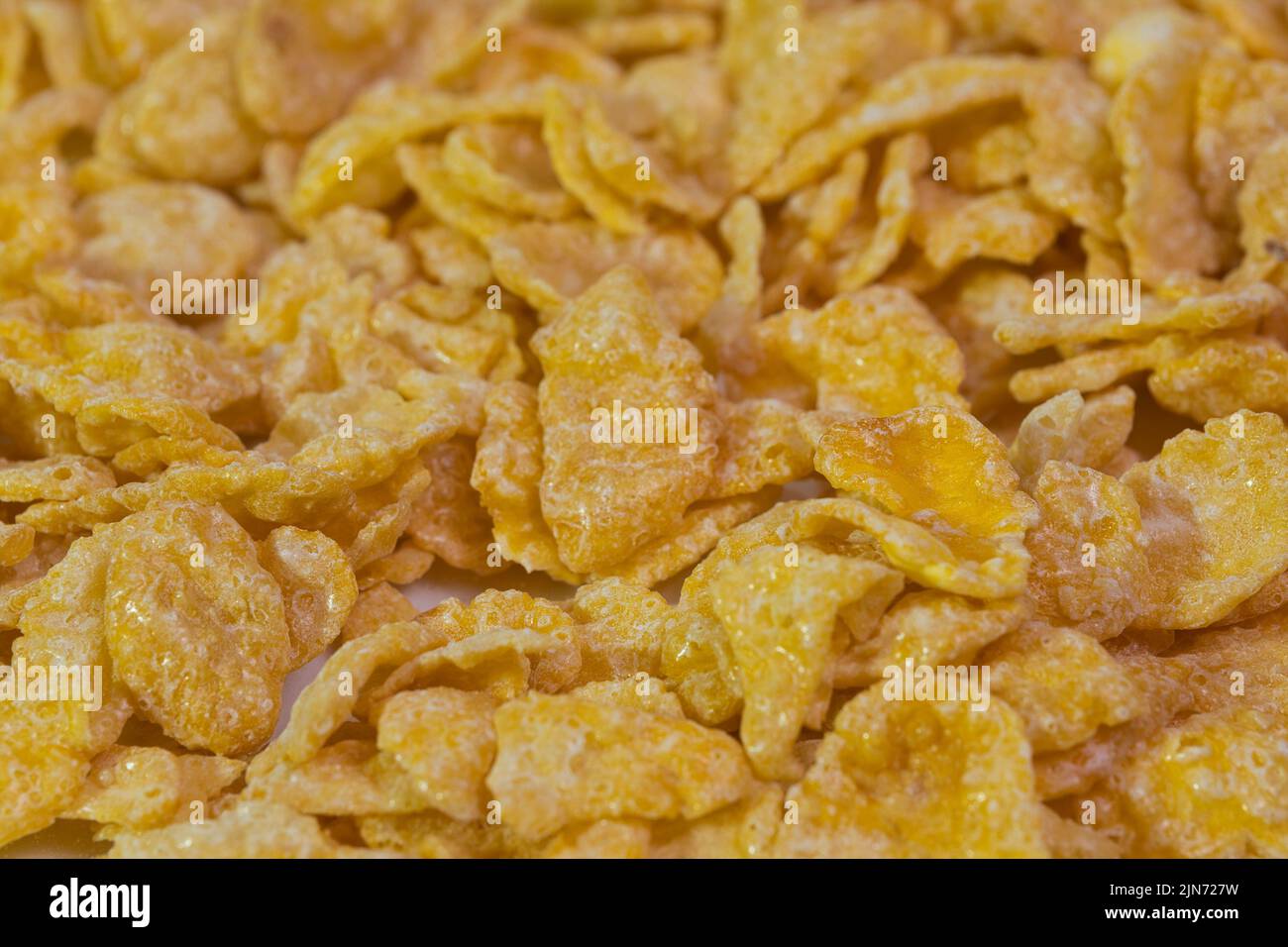 Closeup photo corn flakes hi-res stock photography and images - Alamy