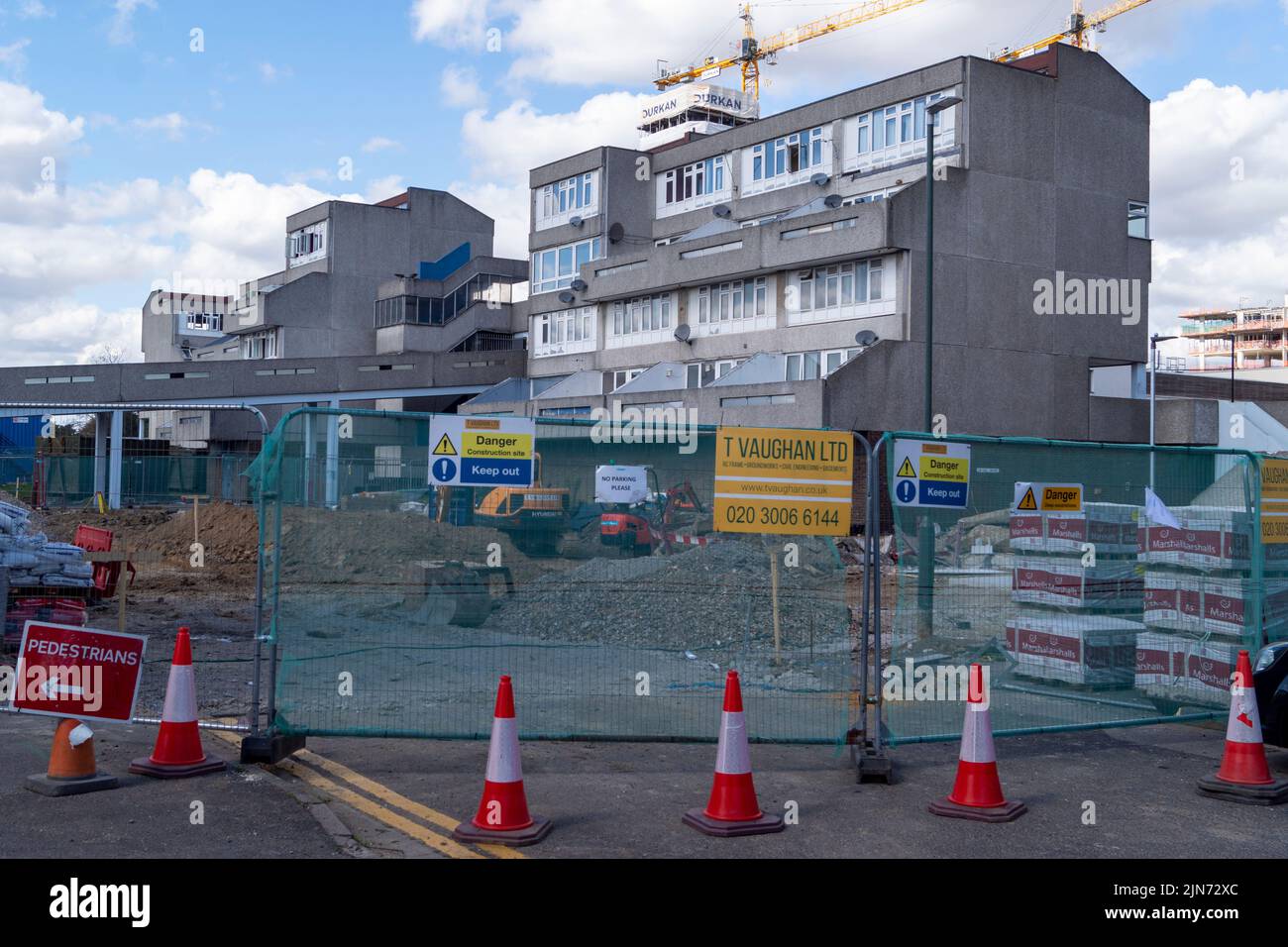 Thamesmead social housing estate in South East London currently ...