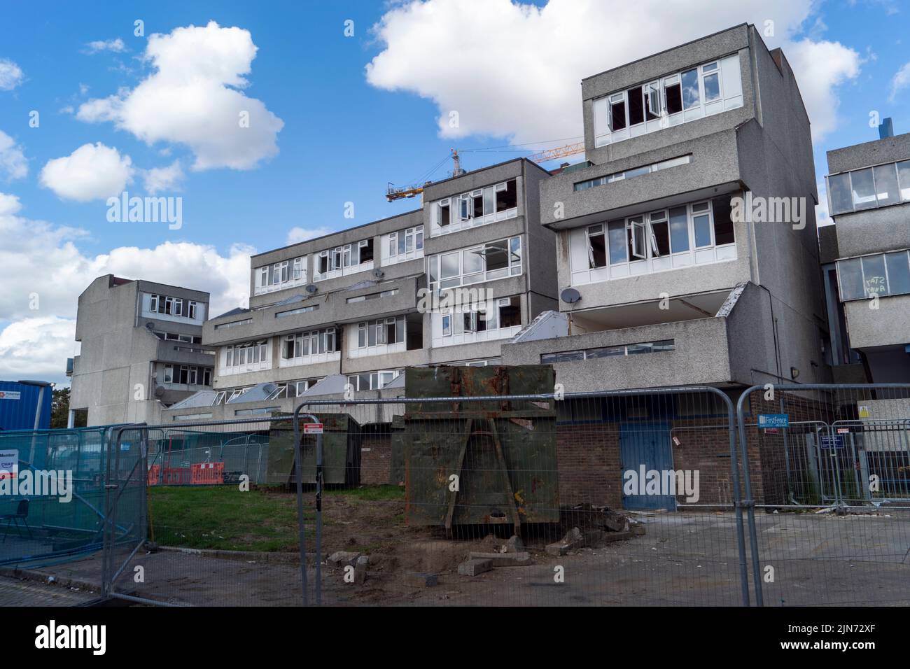Thamesmead social housing estate in South East London currently ...