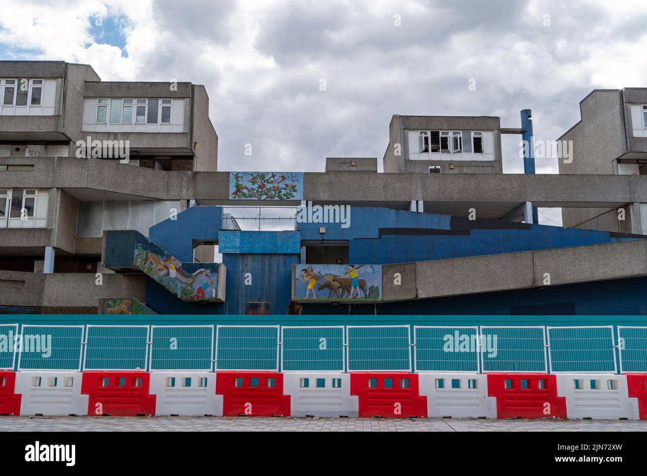 Thamesmead social housing estate in South East London currently ...