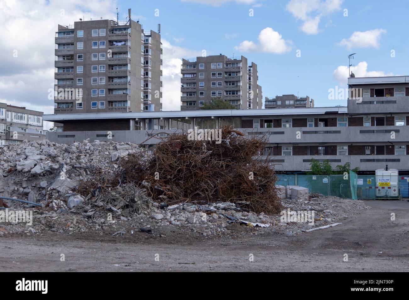Thamesmead social housing estate in South East London currently ...