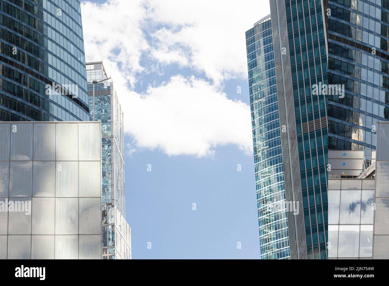 High rise buildings business center Stock Photo - Alamy
